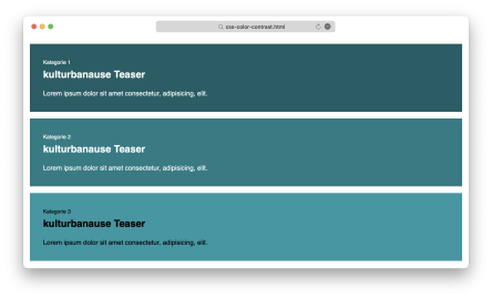 CSS color-contrast() Funktion - Agentur kulturbanause