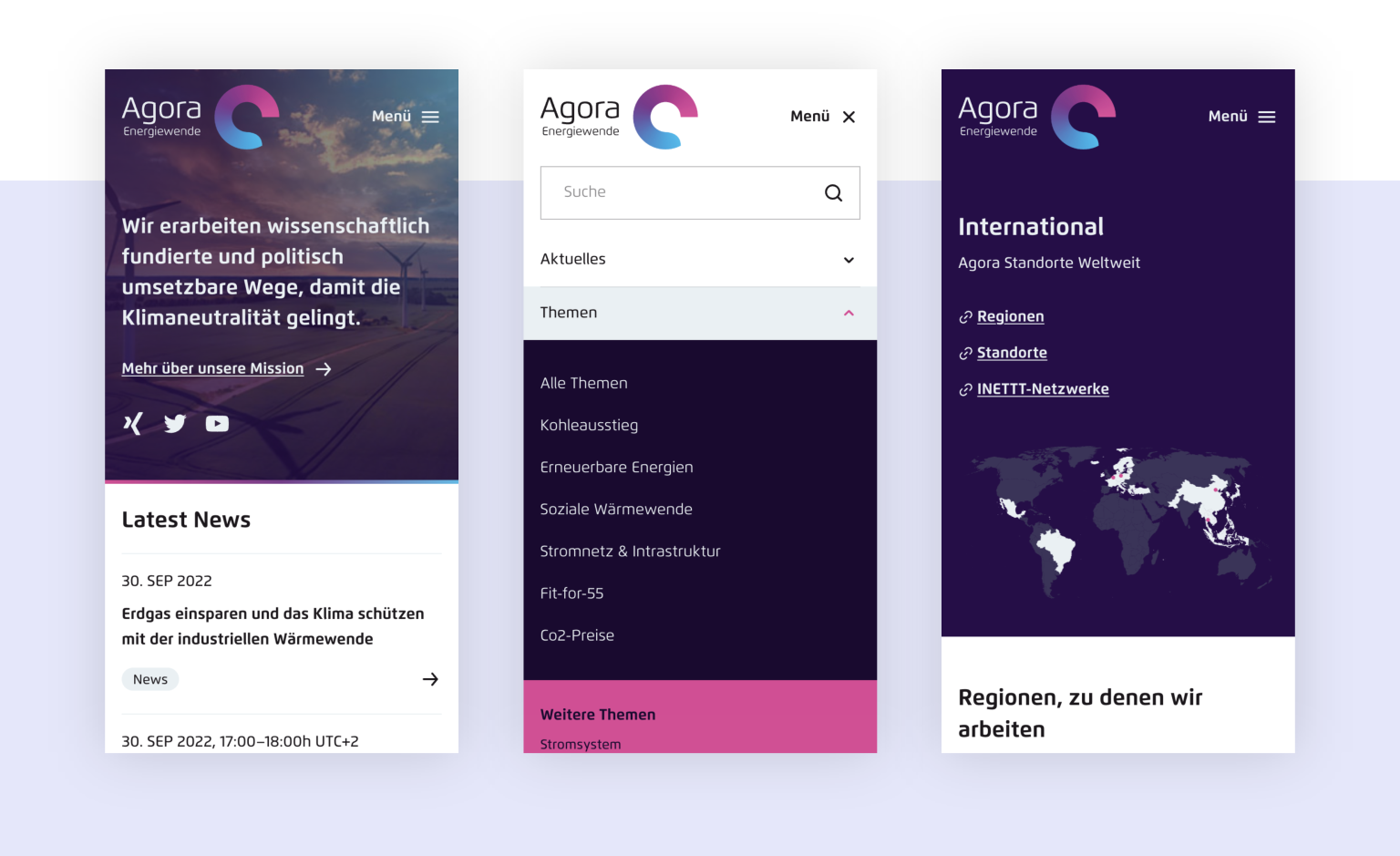 Agora Energiewende – UX/UI + Frontend - Agentur kulturbanause
